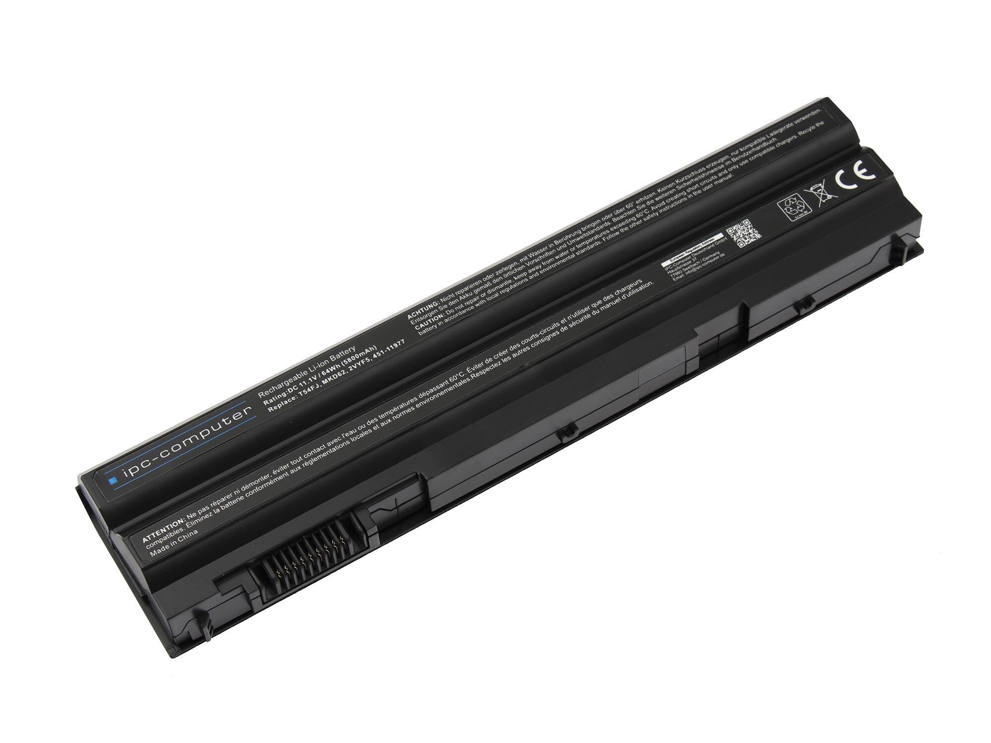 IPC-Computer Batterie 64Wh Nouveau compatible pour Dell Inspiron 15R ...